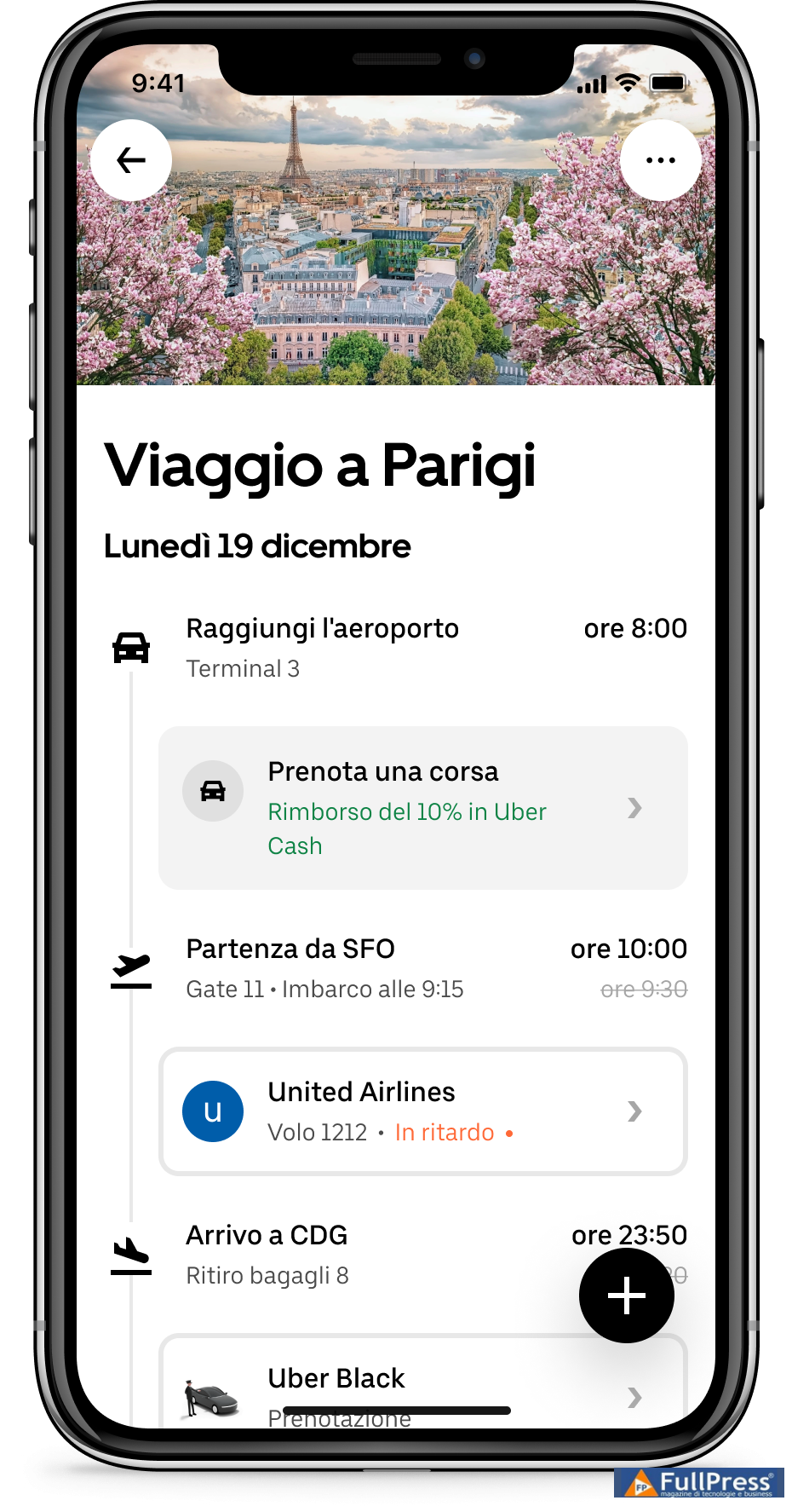Uber Travel, la nuova funzione app per pianificare i viaggi ⋆ FullPress