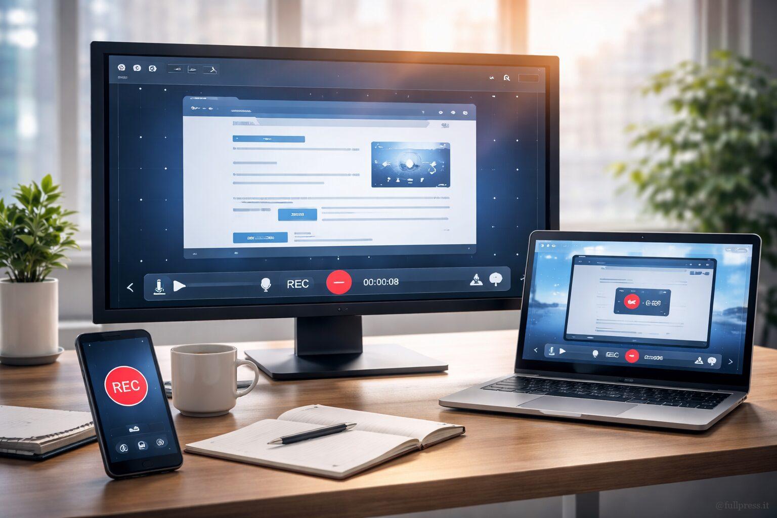 Come registrare lo schermo del PC su Windows e Mac ⋆ FullPress